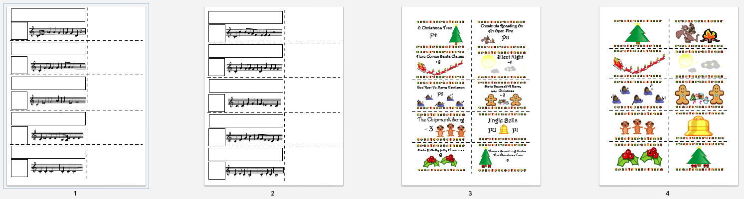 Christmas - Piano Stars PDF's