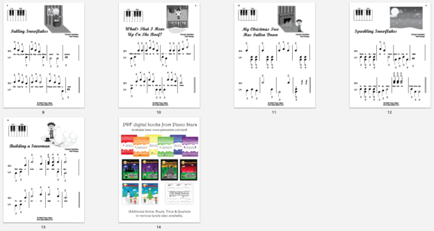 Christmas - Piano Stars PDF's
