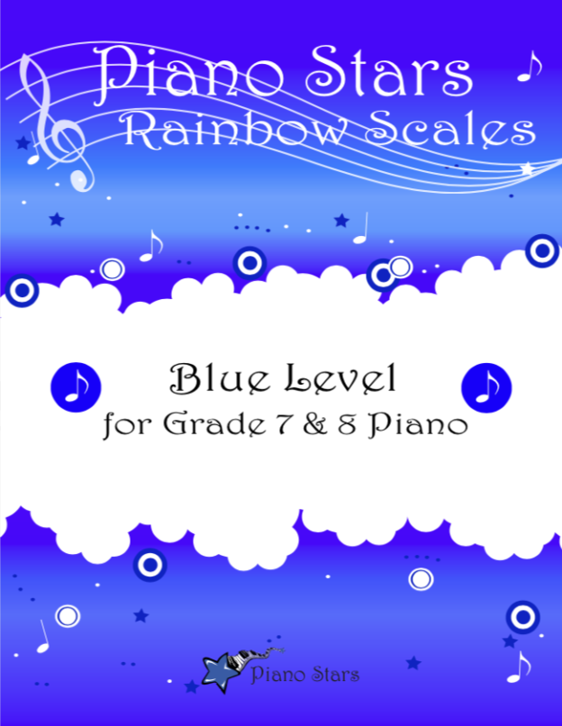 Rainbow Scales – Blue Level – for Grade 7 & 8 Piano + Chord ...